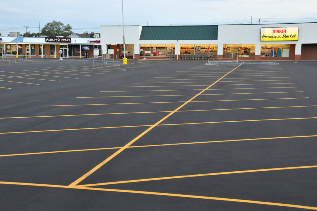 Keystone Plaza | Asphalt Repair | Indiana | Baumgartner Asphalt